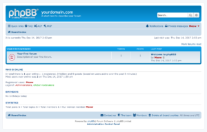 phpBB Demo Site » Try phpBB without installing it