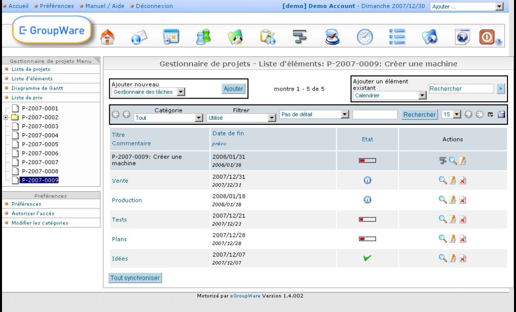 eGroupWare Demo Site » Try eGroupWare without installing it