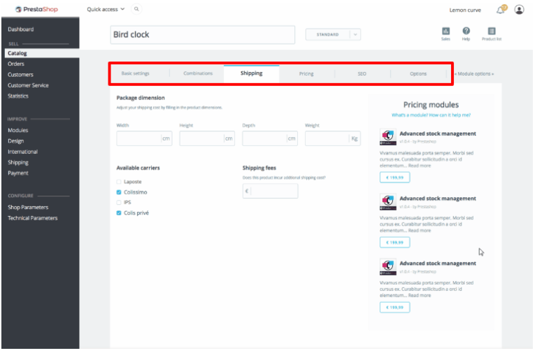 PrestaShop Demo Site » Try PrestaShop without installing it