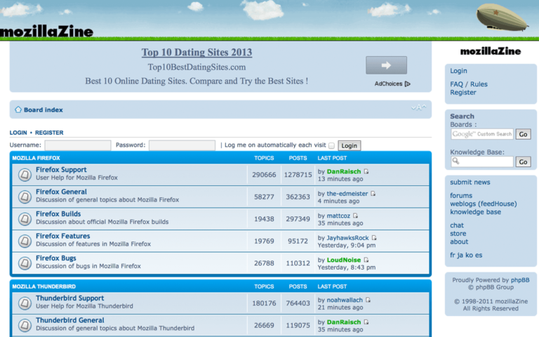 phpBB Demo Site » Try phpBB without installing it