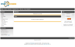 PHP-Fusion Demo Site » Try PHP-Fusion without installing it